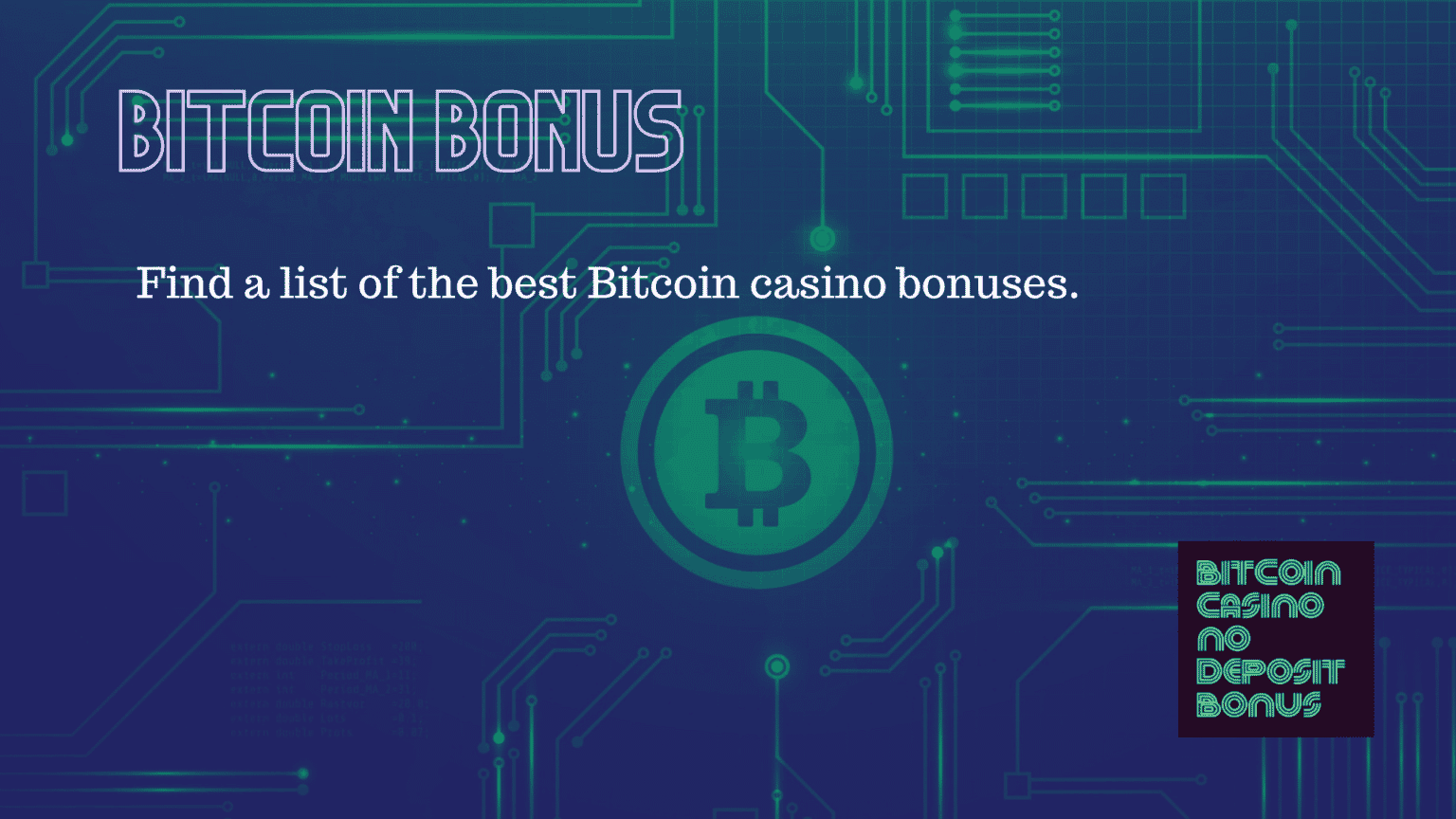 Bitcoin Bonus - BTC Casino Bonuses - Free Crypto Rewards 2021