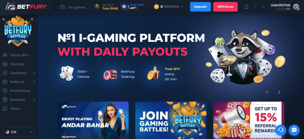 Everything You Need To Know About BetFury Including Bonus Information